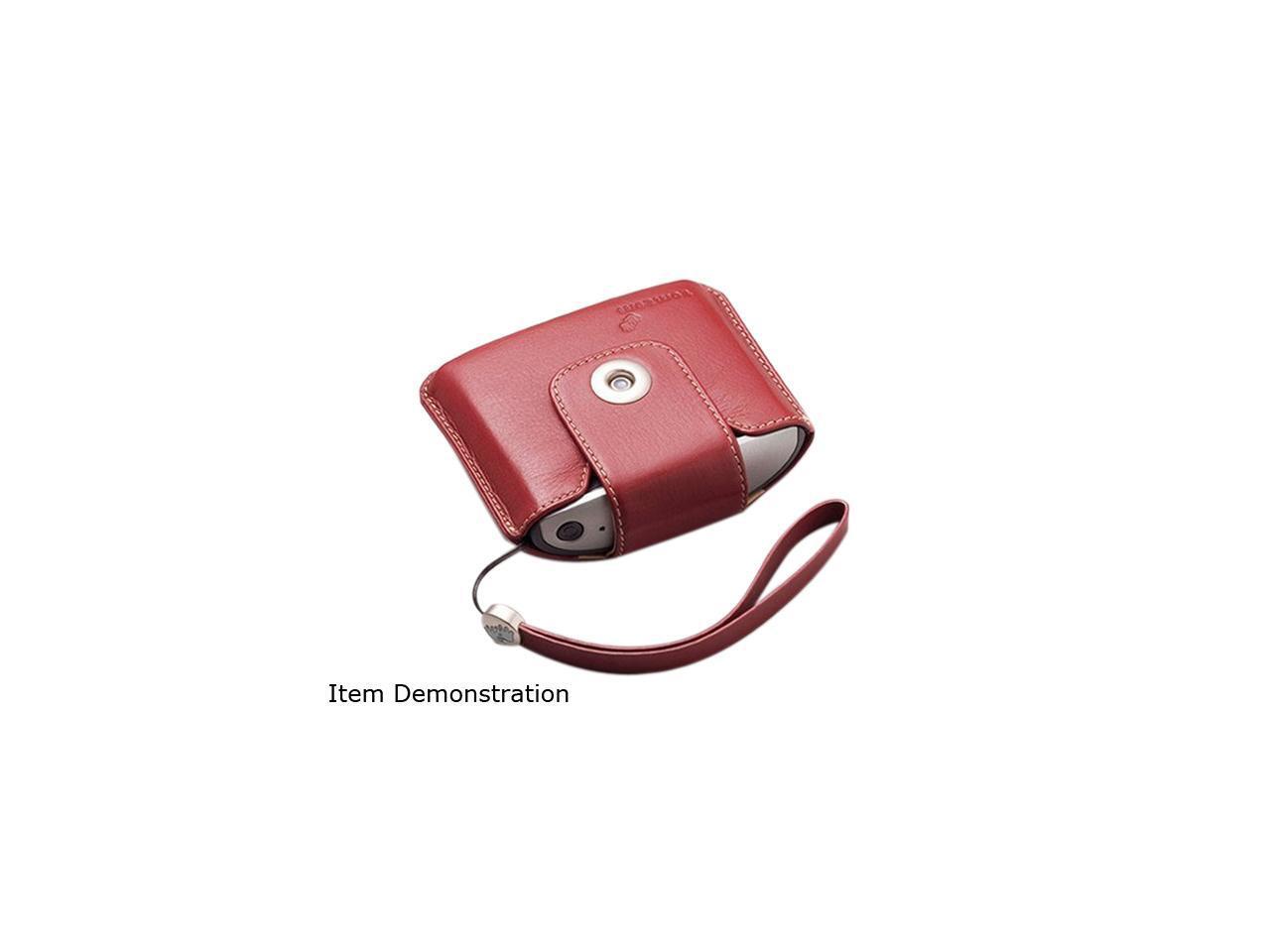 TomTom Leather Carry Case and Strap for TomTom One v2 (Red) - Newegg.com