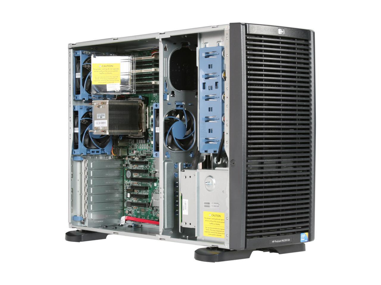 HP ProLiant ML350 G6 Tower Server System Intel Xeon E5506 4 core 2.13 ...