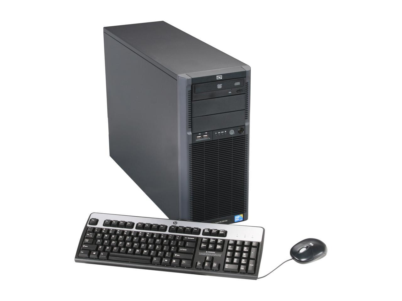 HP ProLiant ML330 G6 Tower Server System Intel Xeon E5606 4 core 2.13 ...