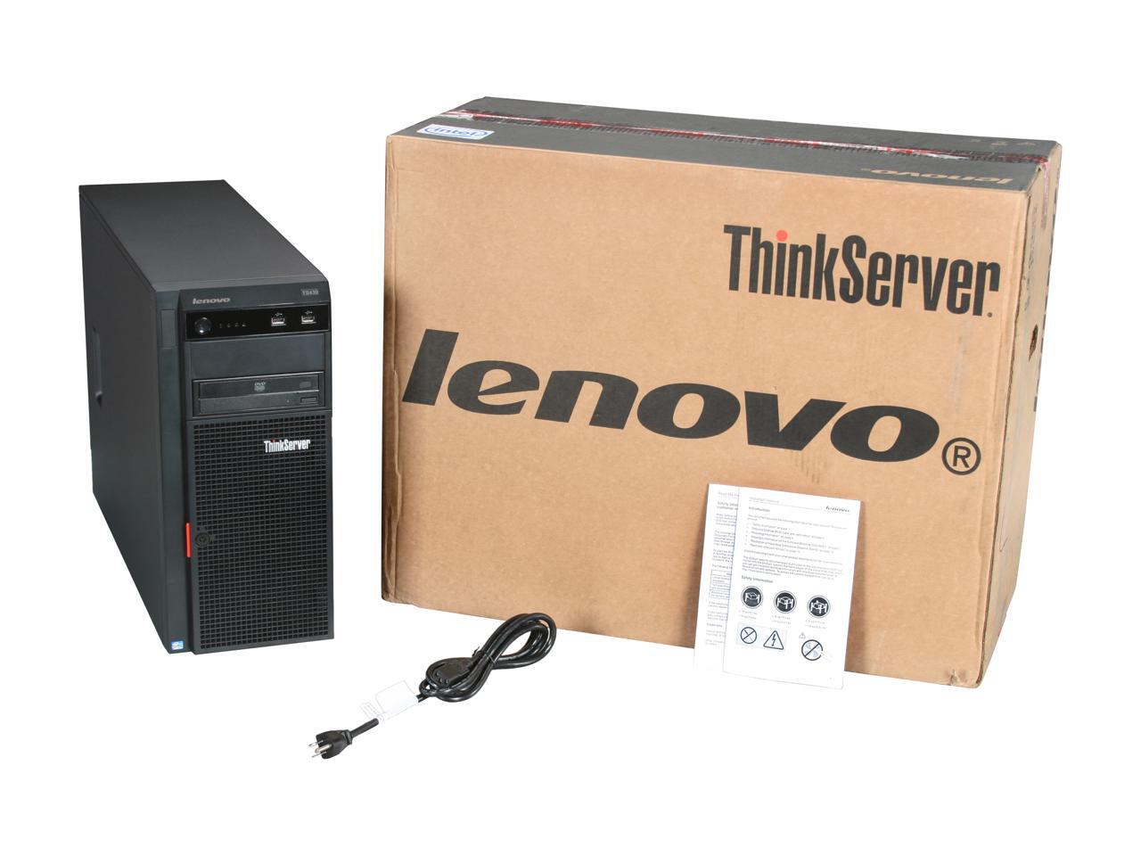 Lenovo ThinkServer TS430 Tower Intel Core i3-2100 3.1GHz 2GB DDR3 Server (038911U) Intel Core i3 ...