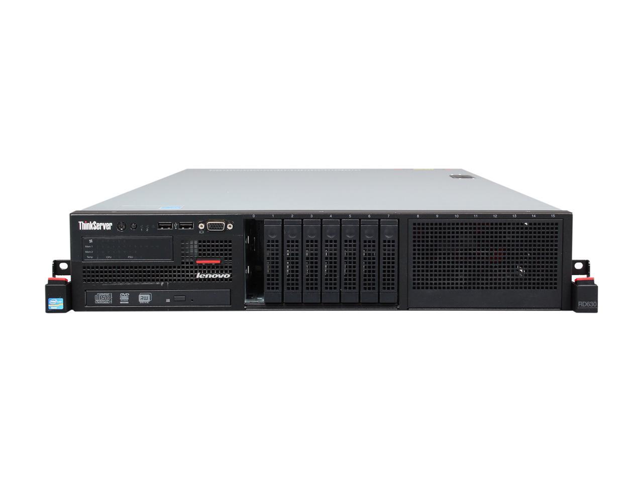 Lenovo ThinkServer RD630 Rack Server System Intel Xeon E5-2640 2.5GHz 6C/12T 8GB DDR3 2594A6U ...