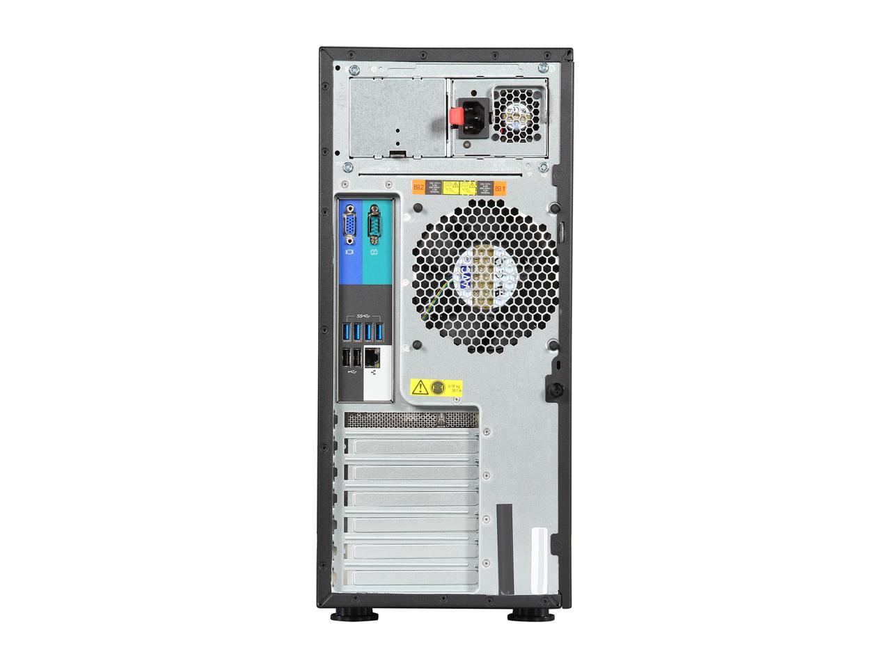 Lenovo ThinkServer TS440 Tower Server System Intel Xeon E3-1225 v3 3.2GHz 4C/4T 4GB DDR3 1600 ...