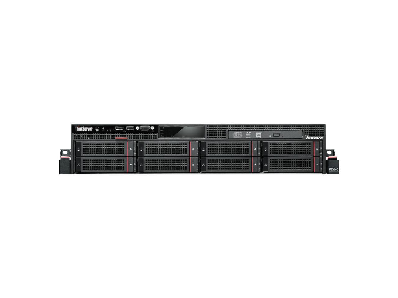 Lenovo ThinkServer RD640 Rack Server System Intel Xeon E5-2640 v2 2 ...