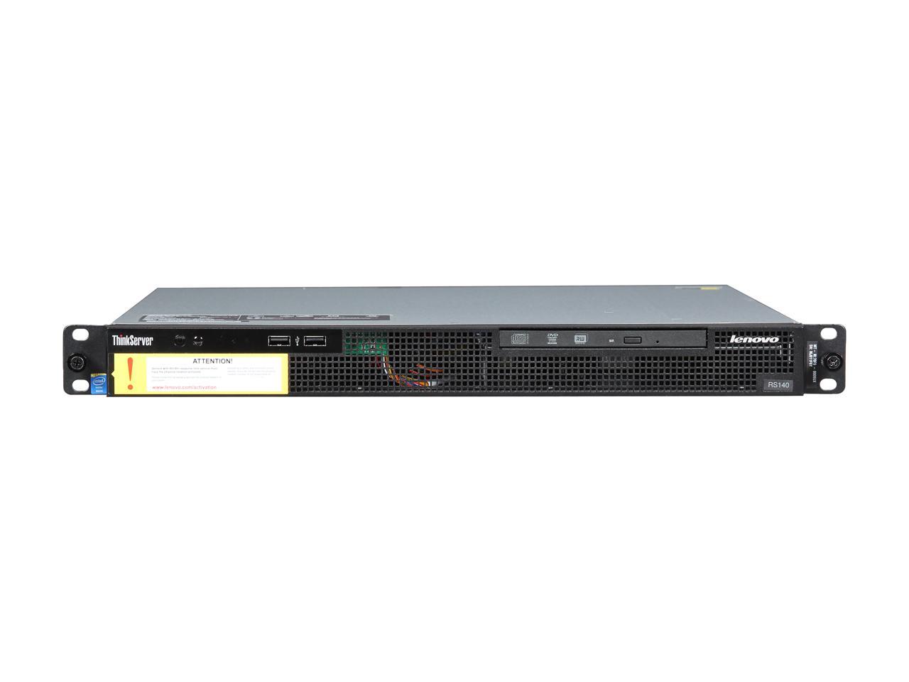 Lenovo ThinkServer RS140 Rack Server System Intel Xeon E3-1225 v3 3 ...