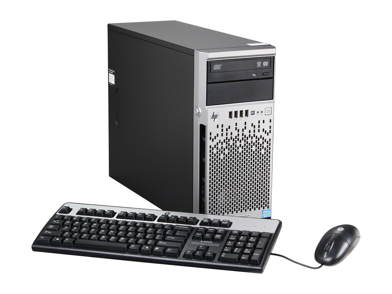 HP ProLiant ML310e Gen8 Micro ATX Tower (4U) Server System Intel Xeon ...