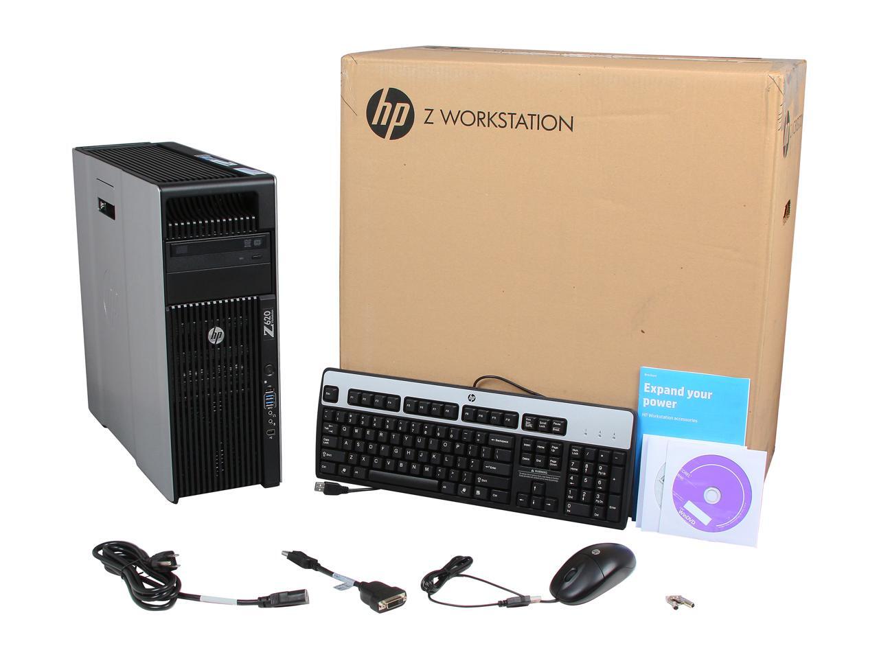 HP Z620 Workstation Rackable minitower Server System Intel Xeon E5-2620 ...