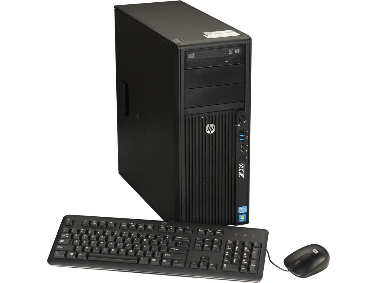 HP Z220 Workstation Convertible Minitower Server System Intel Xeon E3 ...