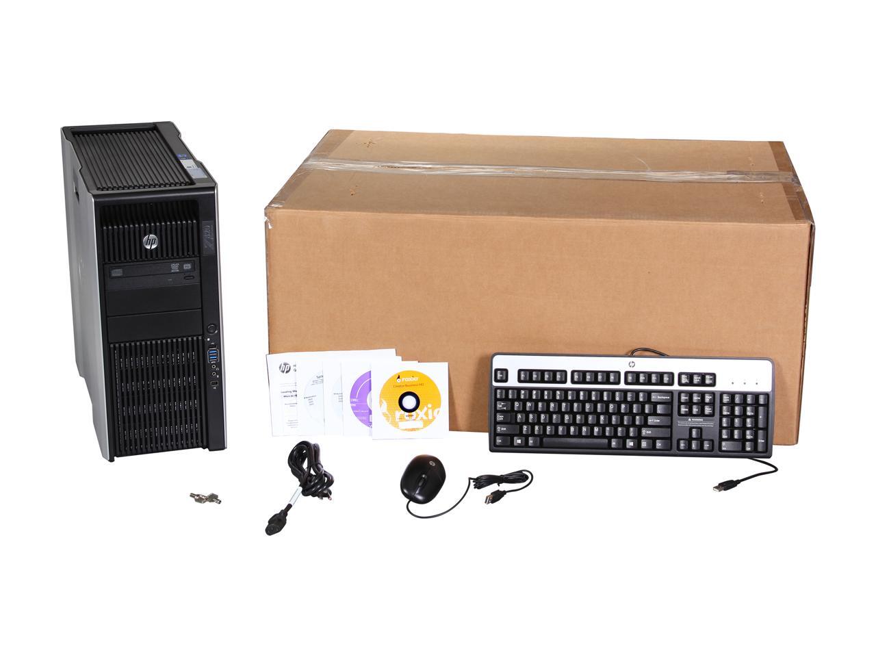 HP Z820 Workstation Tower Server System Intel Xeon E5-2640 2.5GHz 16GB ...