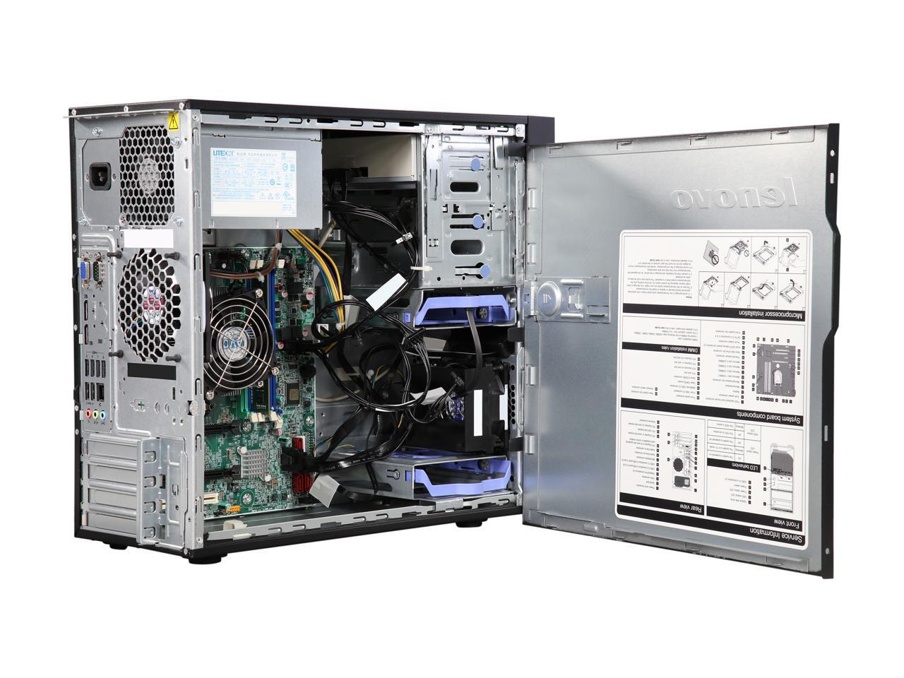 Lenovo ThinkServer TS140 Tower Server System Intel Core i3-4150 3.5 GHz ...