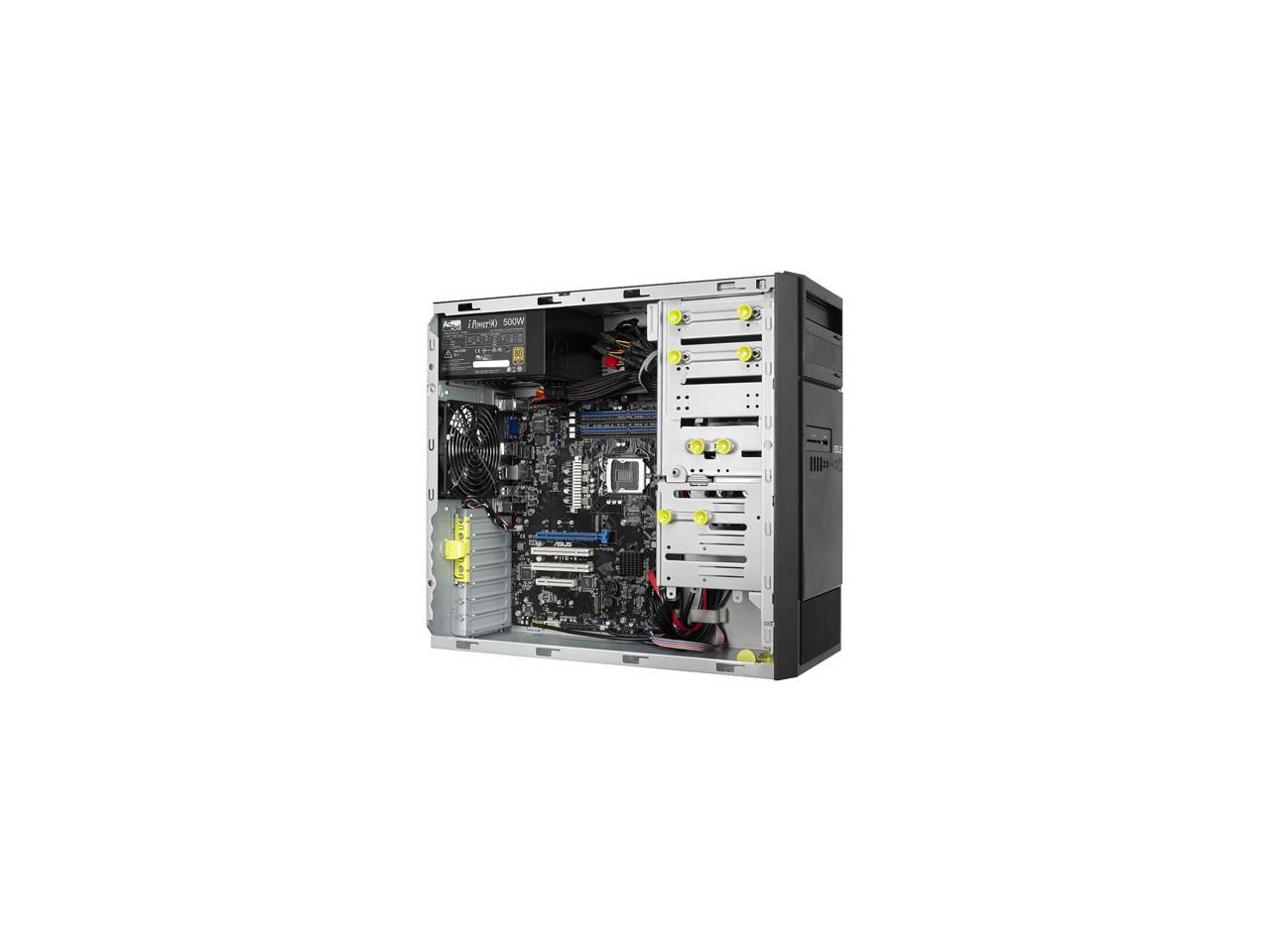 ASUS Tower Server System Intel Xeon E 8GB DDR4 2666 TS100-E10-PI4 ...