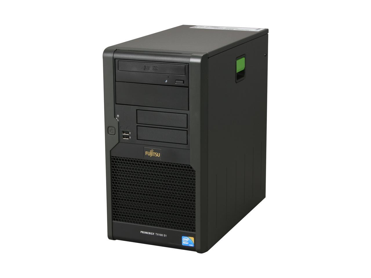 Fujitsu PRIMERGY TX100 S1 Intel Xeon X3220 2400MHz 4GB DDR2 2x500GB HDD ...