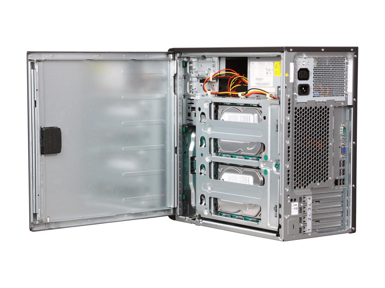 Fujitsu PRIMERGY TX100 S2 Tower Server System Intel Core i3-540 3.06GHz ...