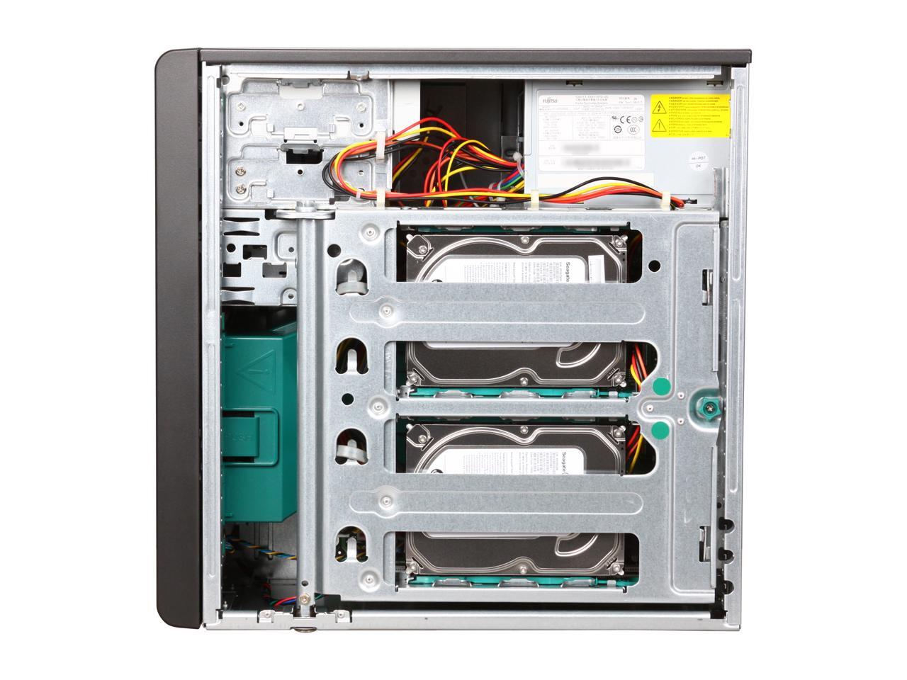 Fujitsu PRIMERGY TX100 S2 Tower Server System Intel Core i3-540 3.06GHz ...