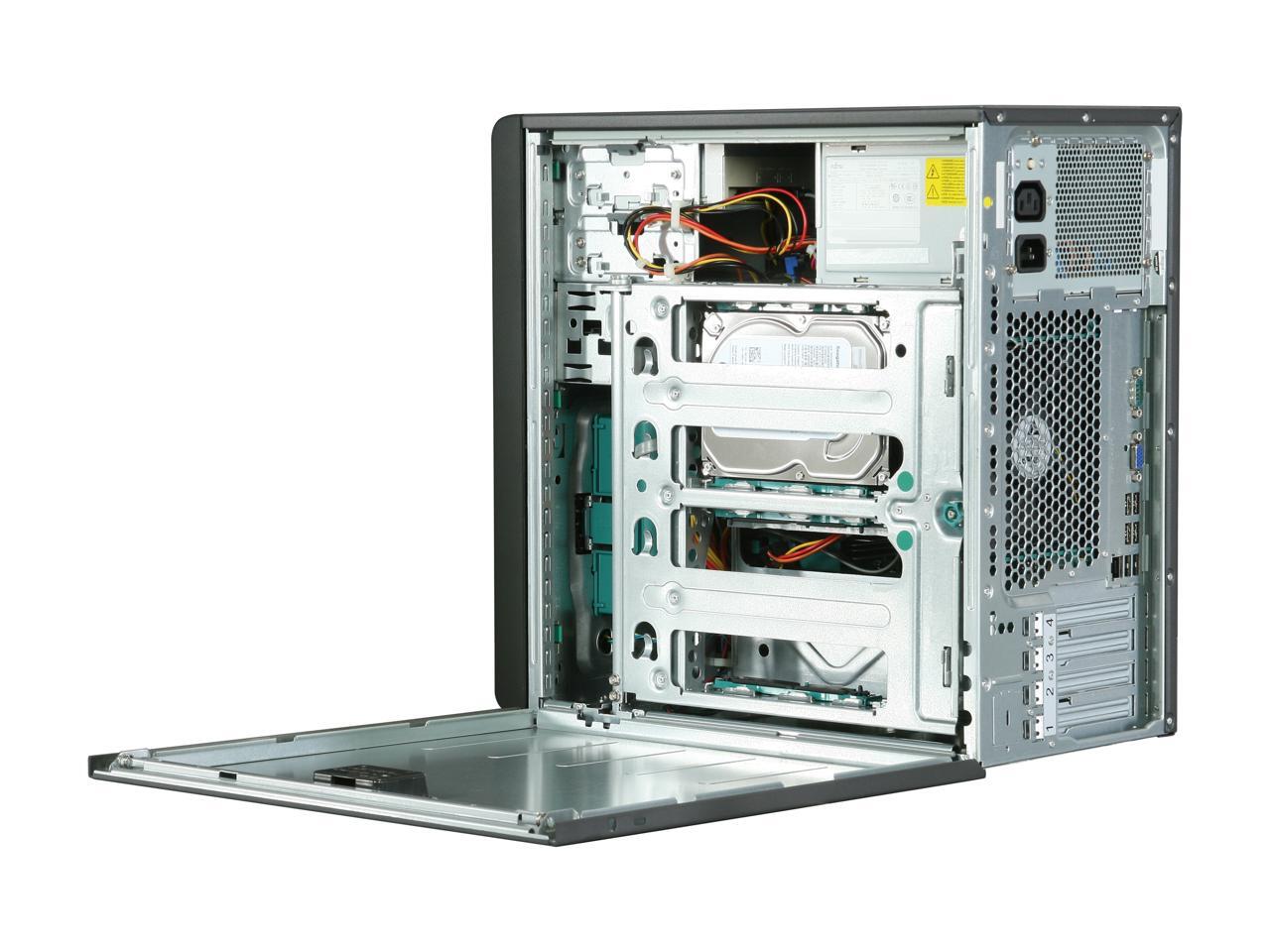 Fujitsu PRIMERGY TX100 S2 Tower Server System Intel Core i3 540 3.06GHz ...