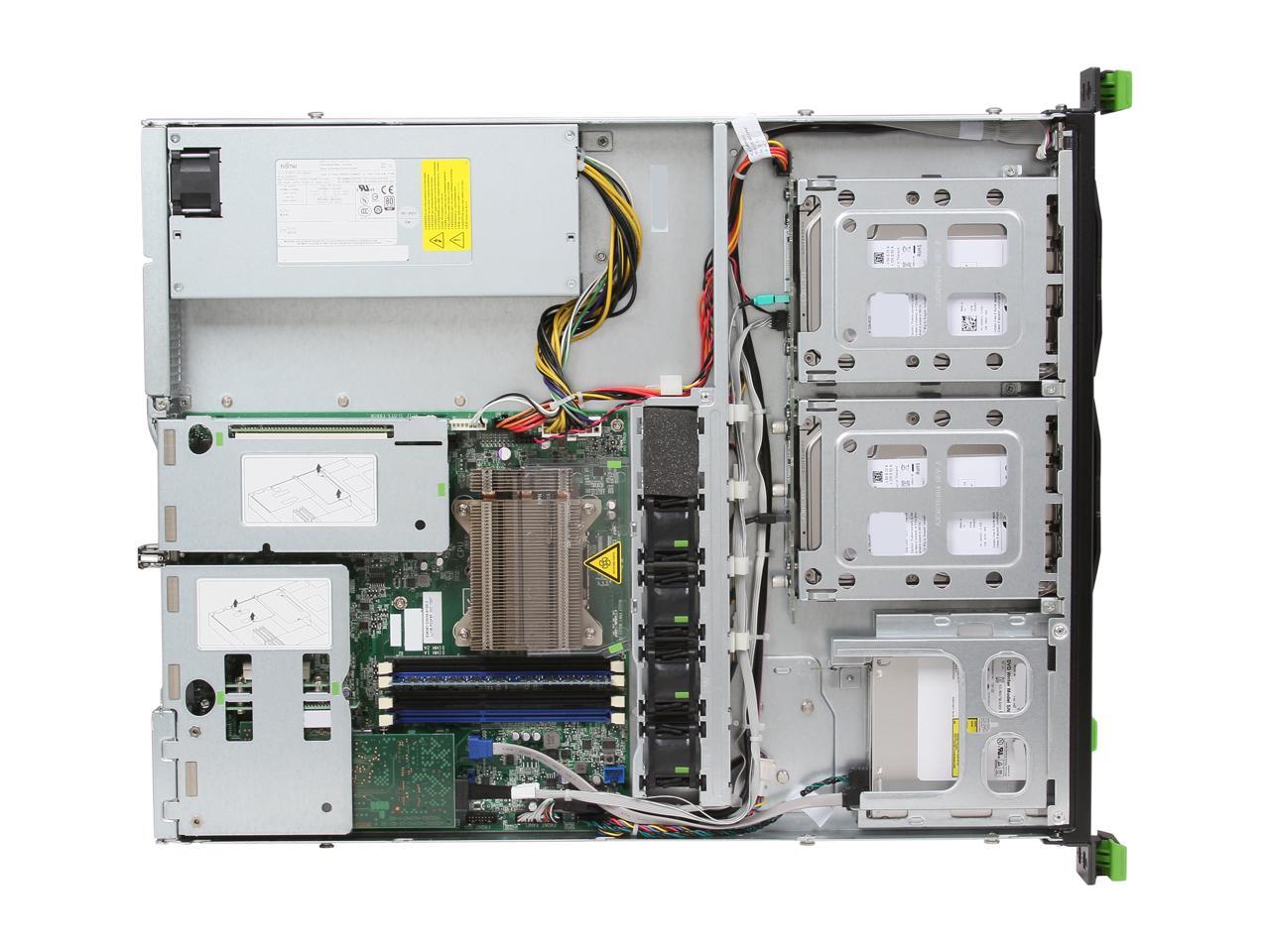 Fujitsu RX100 S7 Rack Server System Intel Core i3-2100 3.1GHz 2C/4T 4GB ...