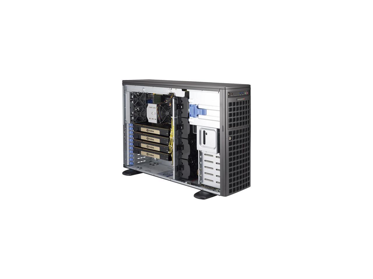 Supermicro Workstation, with Xeon W-3245 16 Cores CPU, 4 NVIDIA PNY ...