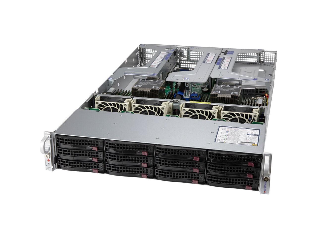 SUPERMICRO 2U Dual Intel Xeon Gold 5320 full Server System, 26 Core, 52 ...