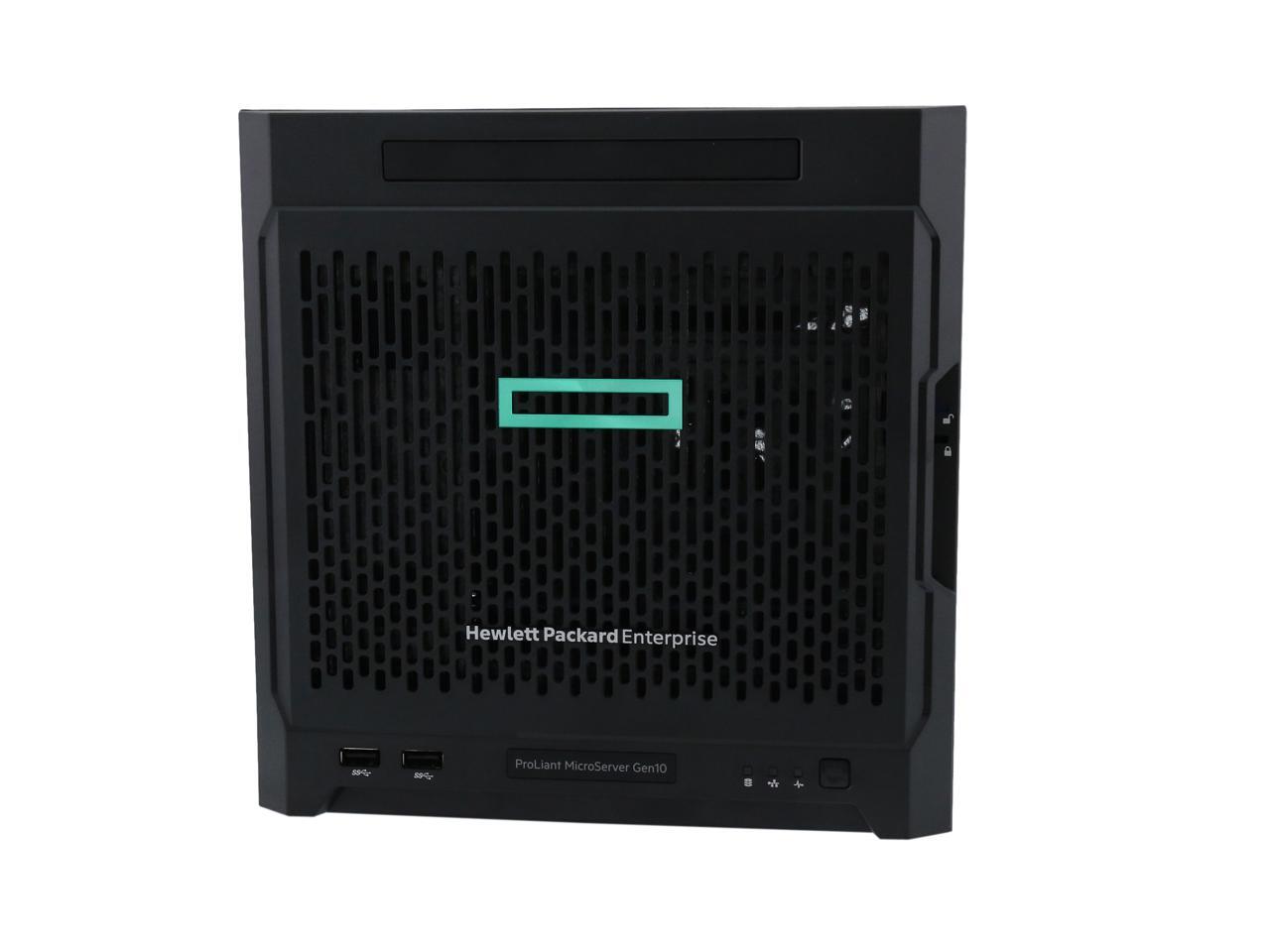 HPE ProLiant MicroServer Gen10 Ultra Micro Tower 4LFF NHP SATA 200W PS ...