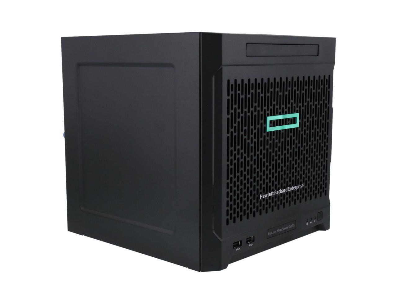 HPE ProLiant MicroServer Gen10 Ultra Micro Tower 4LFF NHP SATA 200W PS ...