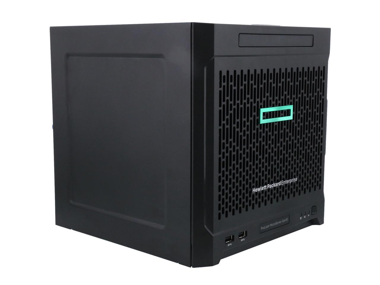 HPE ProLiant MicroServer Gen10 X3421 1P 8GB-U 4LFF NHP SATA 200W PS ...