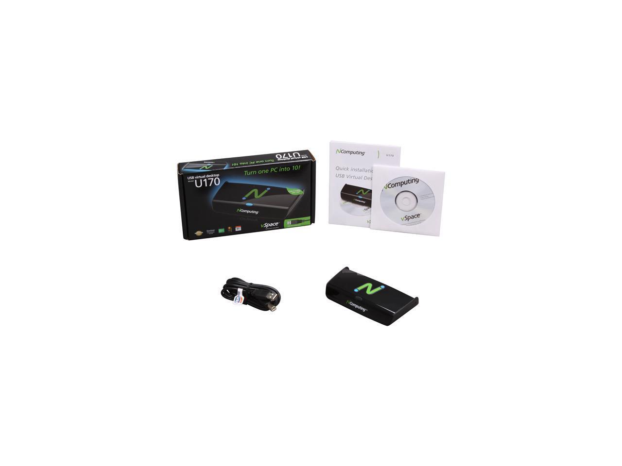 NComputing U-Series Thin Client USB virtual desktop kit U170 - Newegg.com