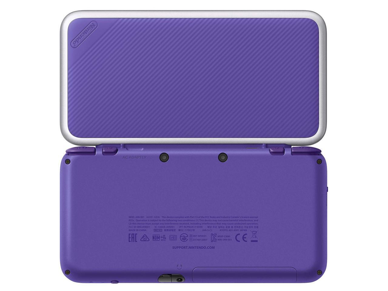 Nintendo New 2DS XL - Purple + Silver with Mario Kart 7 Pre-installed ...