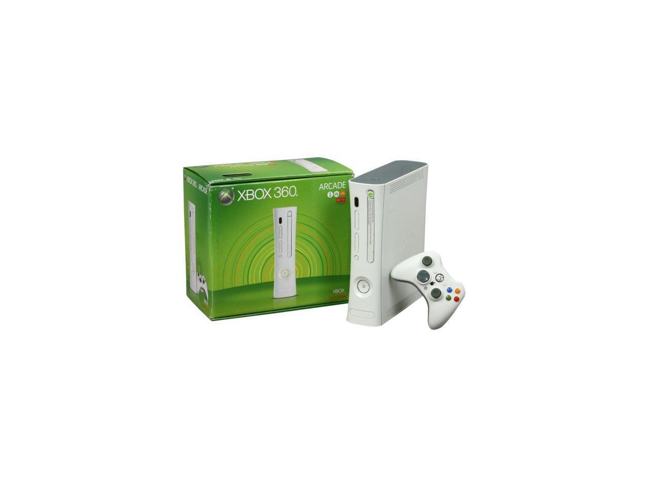 Microsoft Xbox 360 Arcade White - Newegg.com