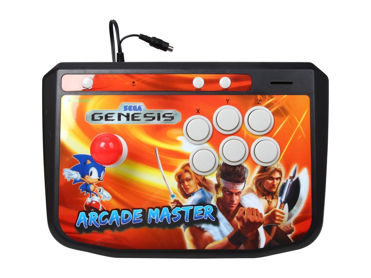 AtGames Genesis ATGames Arcade Fighting Stick with 26 built-in games w ...