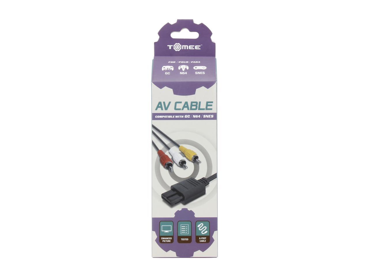 Tomee GameCube/ N64/ SNES AV Cable - Retail - Newegg.ca