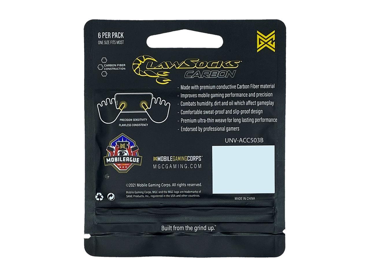 Mobile Gaming Corps ClawSocks Carbon Mobile Gaming Finger Sleeves (6PCS ...