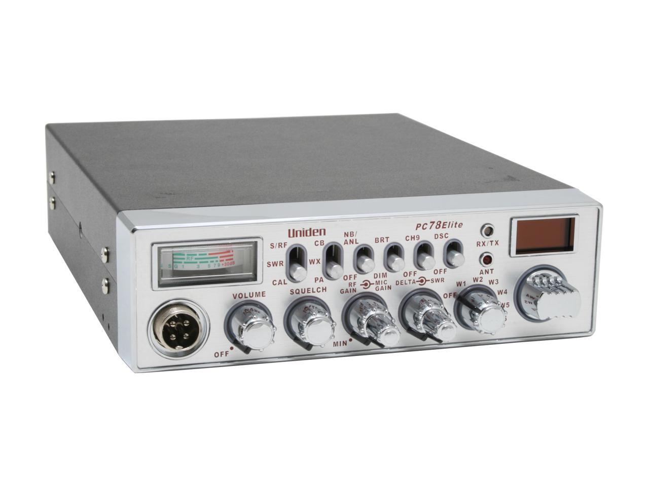 Uniden PC78 Elite Bearcat Pro Series CB Radio with Ergonomic Pistol ...