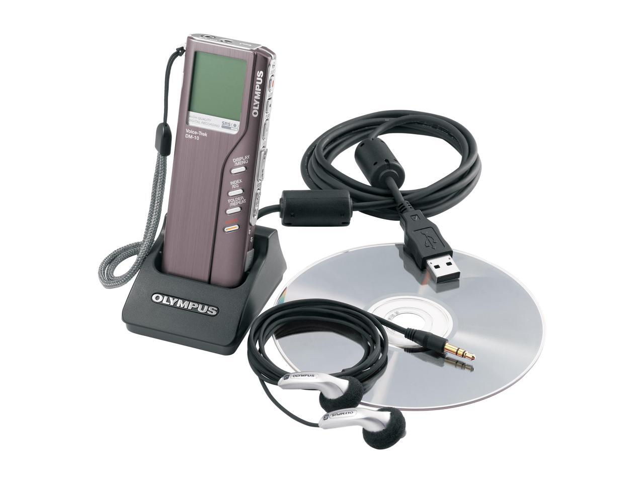 OLYMPUS DM-10 Digital Stereo Recorder with Music Player - Newegg.com