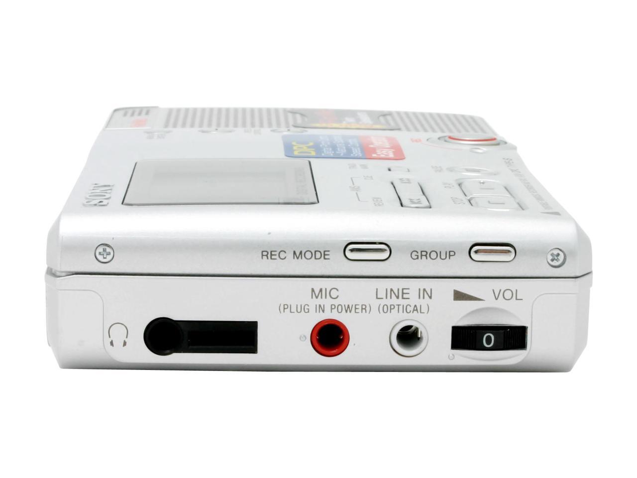 SONY MZ-B10 Silver Color MiniDisc Business Recorder - Newegg.com