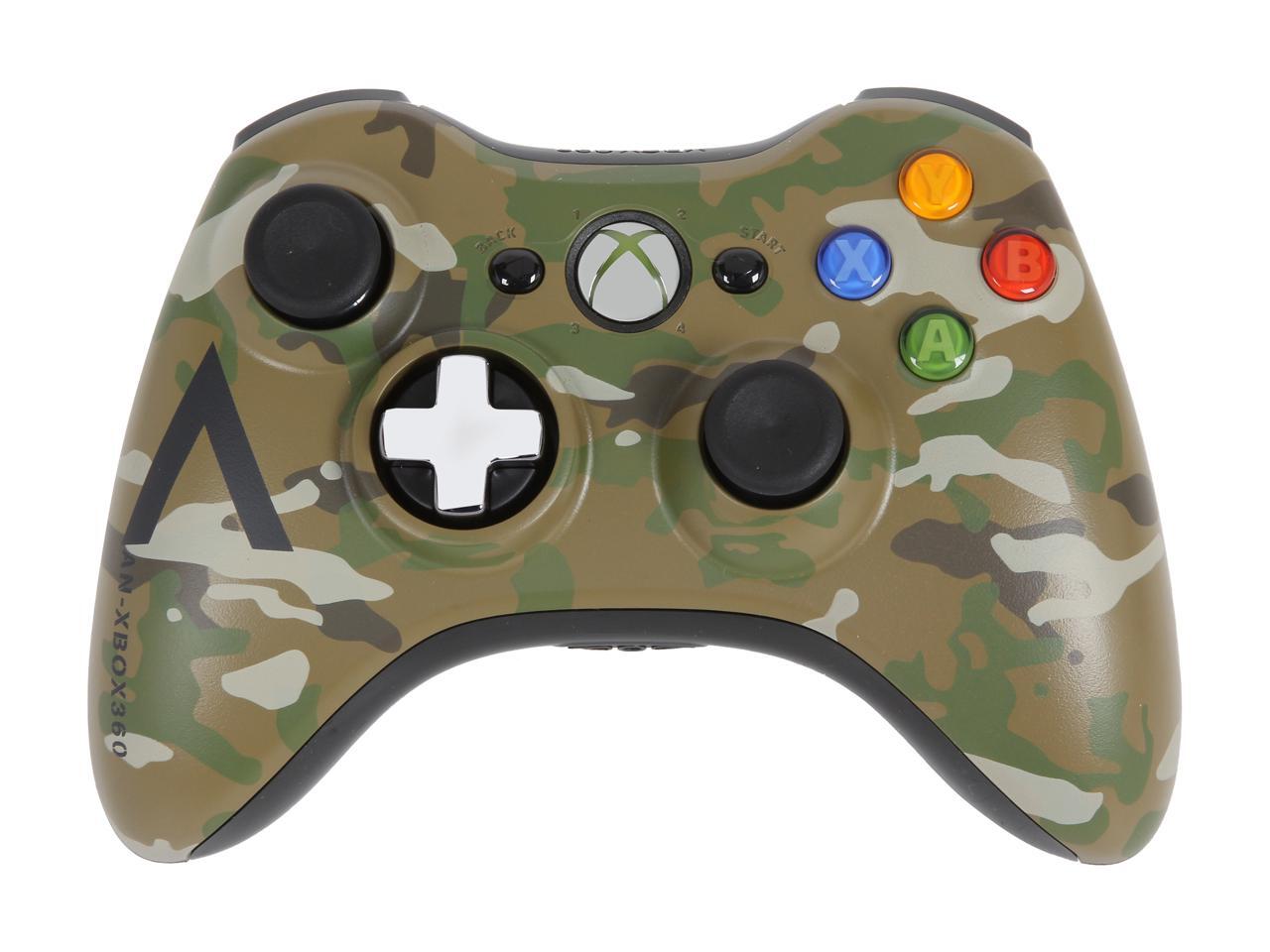 Microsoft Xbox 360 Special Edition Camouflage Wireless Controller ...