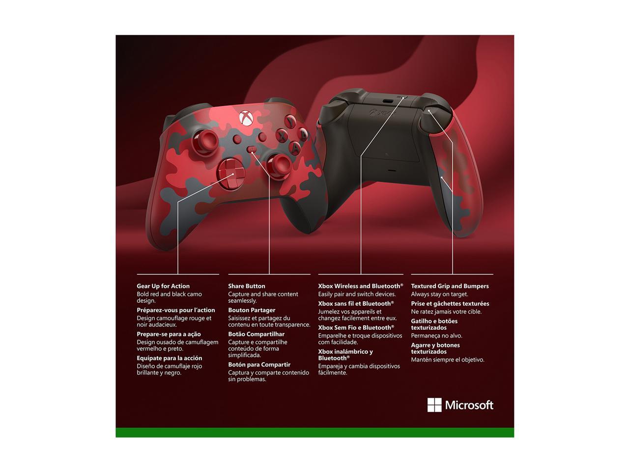 Xbox Wireless Controller – Daystrike Camo Red - Newegg.com