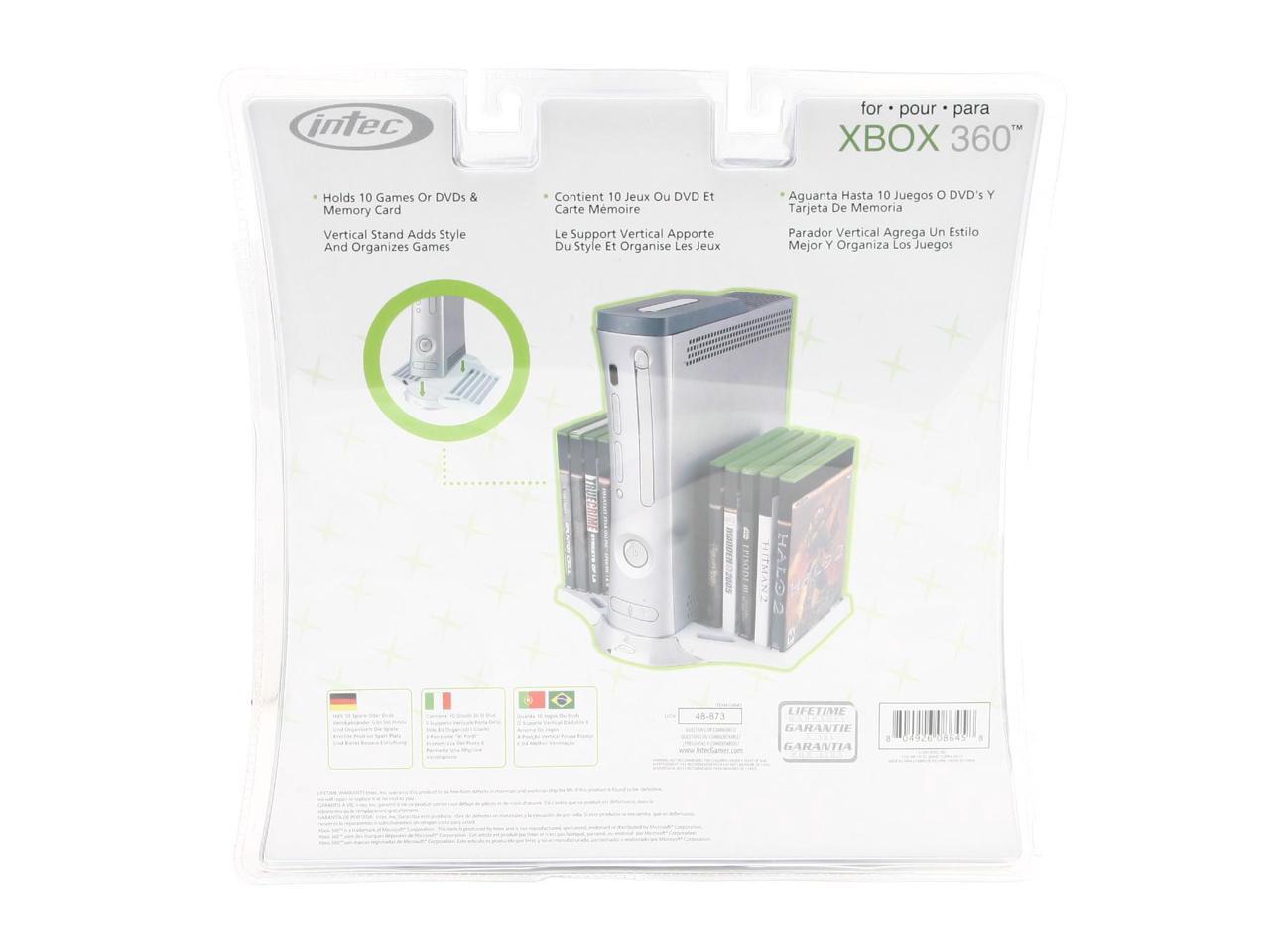Intec XBOX 360 Vertical Stand with Game & Memory Storage - Newegg.com