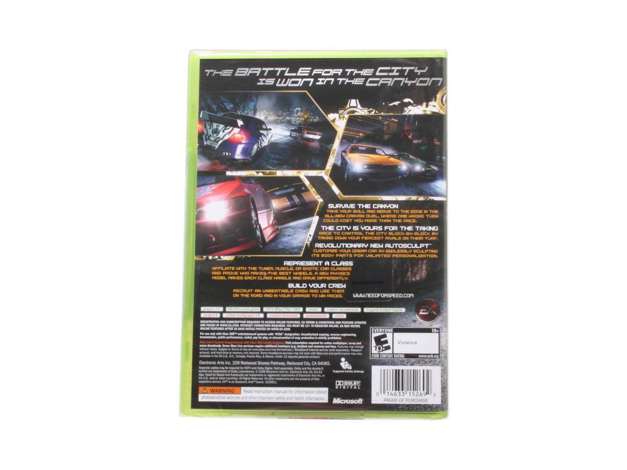 Need For Speed: Carbon Xbox 360 Game - Newegg.com