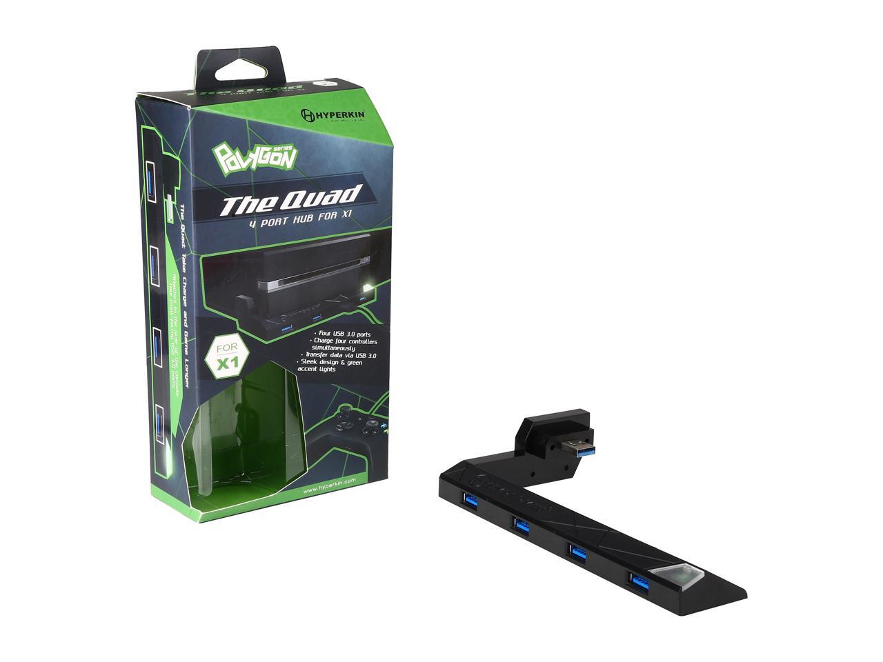 Hyperkin Xbox One "The Quad" 4-Port USB 3.0 Hub - Polygon - Newegg.com