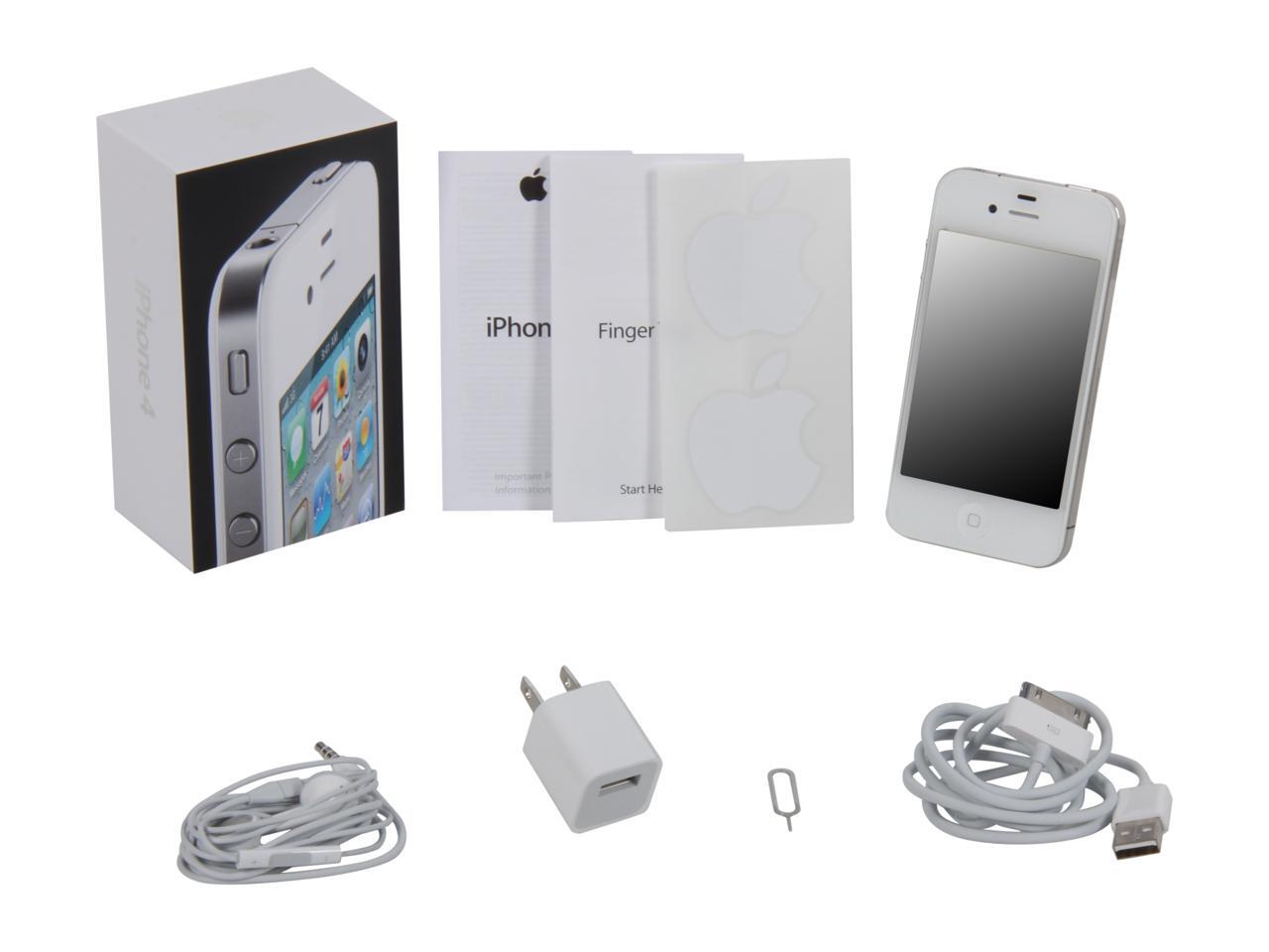 Apple iPhone 4 White 3G 32GB Never locked GSM Smart Phone with Retina ...