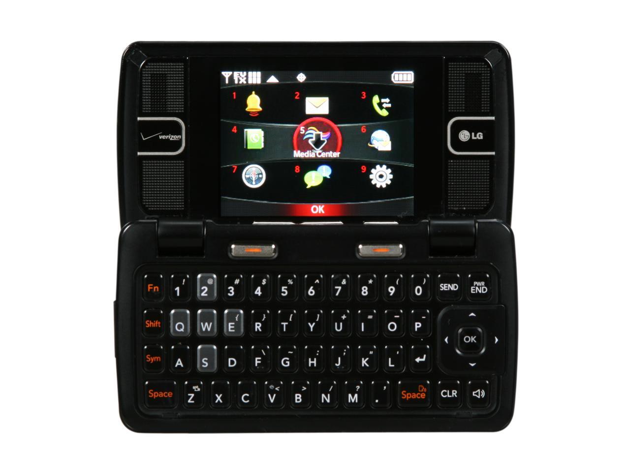 Refurbished: LG enV2 VX9100 Black 3G Verizon Pre-paid Cell Phone ...