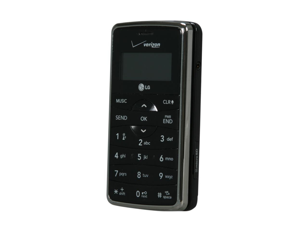 Refurbished: LG enV2 VX9100 Black 3G Verizon Pre-paid Cell Phone ...