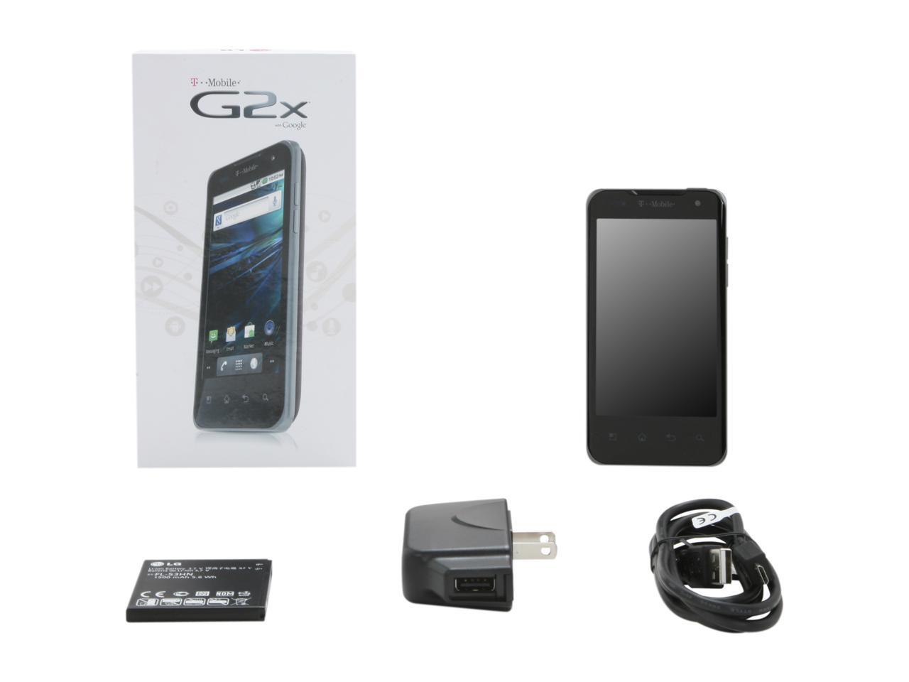 LG G2x 4G Cell Phone w/ 4" Touch Screen / Android 2.2 for T-Mobile Only ...