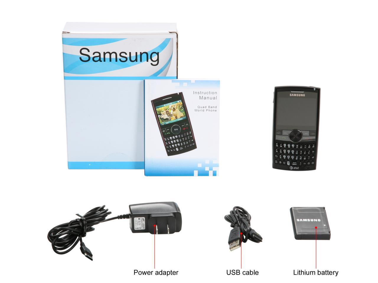 SAMSUNG BlackJack II Black 3G Unlocked Cell w/ Windows Mobile OS / GPS ...