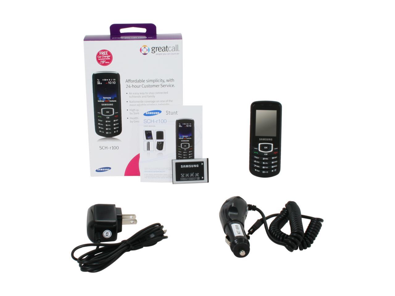 Open Box: Samsung Stunt SCH-R100 CDMA Bar Phone w/ Bluetooth ...