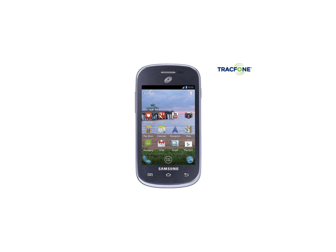 Tracfone Samsung Galaxy Centura Android Cell Phone w/ 600min (200min w ...