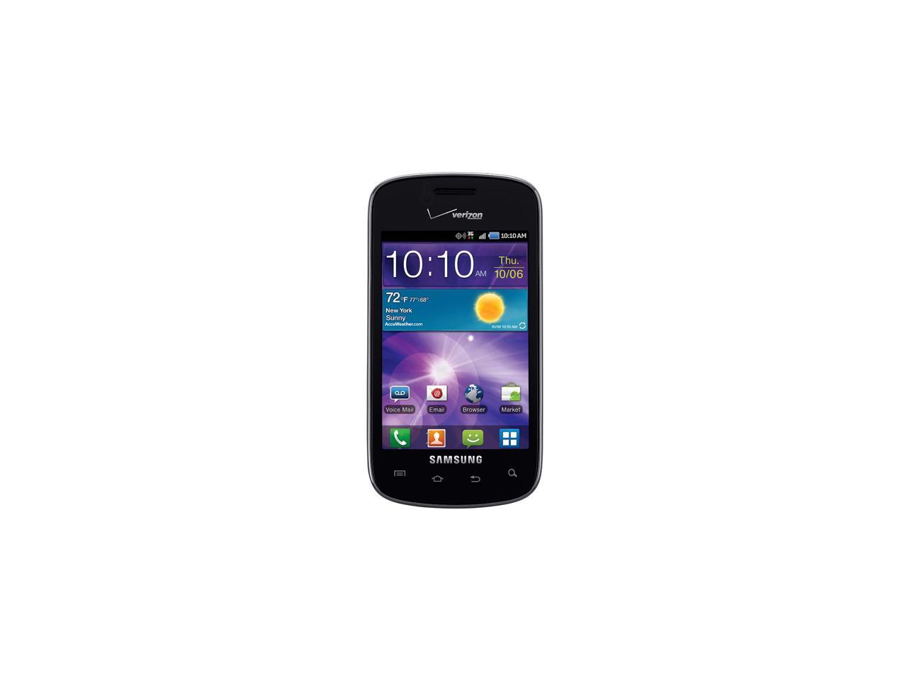Samsung Illusion I110 Verizon CDMA Android Cell Phone 3.5" Black 2 GB ...