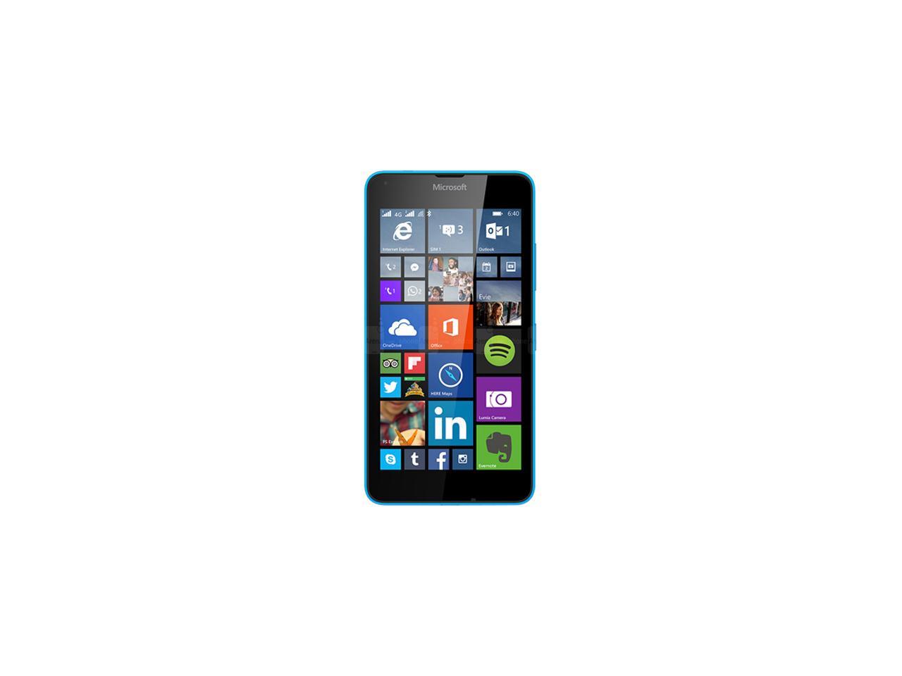 Microsoft Lumia 640 XL RM-1067 4G LTE Unlocked Cell Phone 5.7" Blue 8GB ...