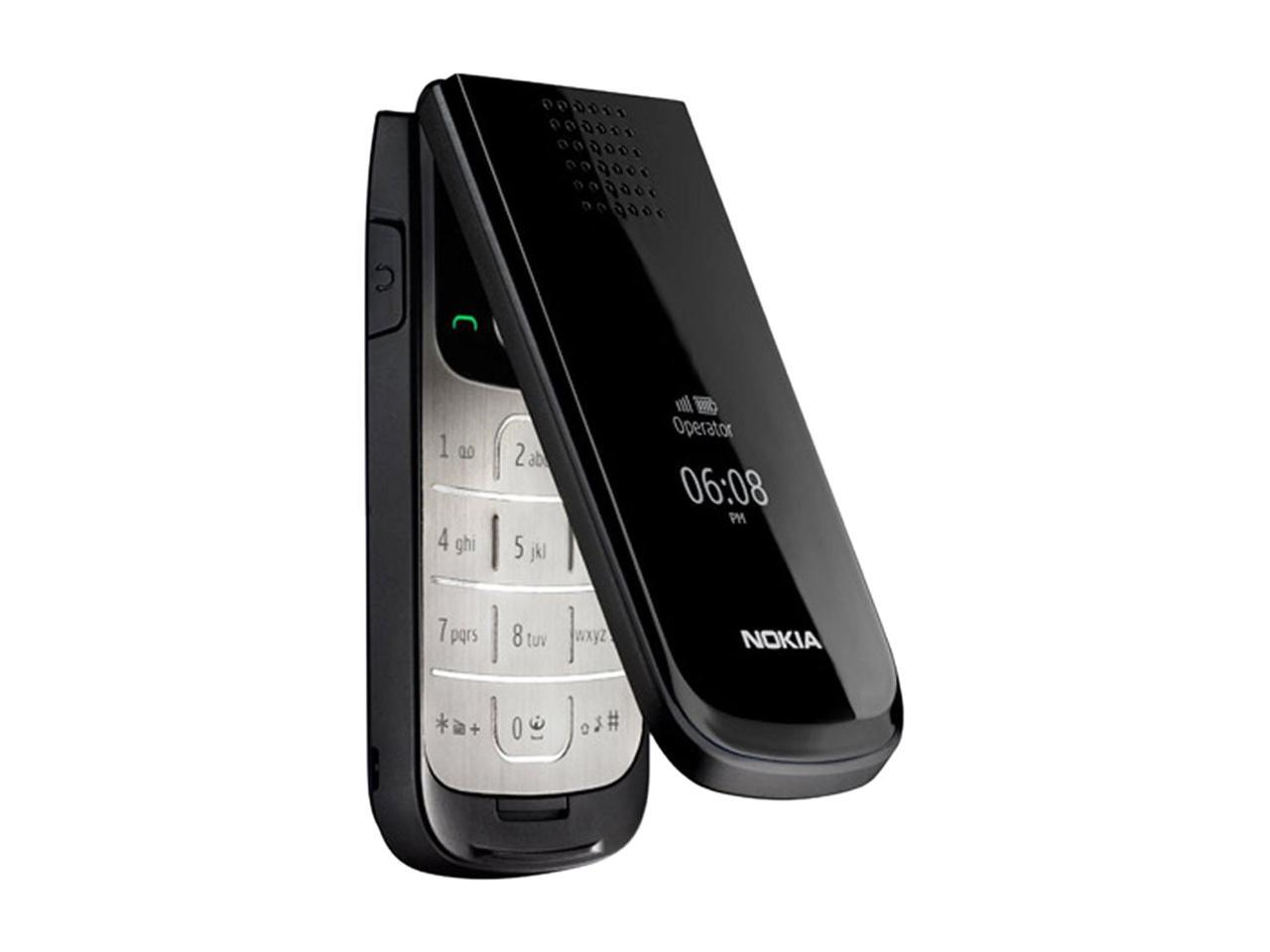 Nokia Black Unlocked GSM Flip Phone w/ 1.3 MP Camera / Bluetooth v2.0 ...