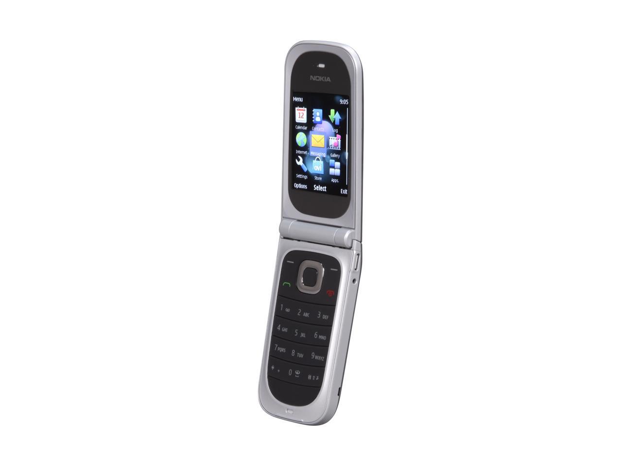 Nokia 7020 Unlocked GSM Flip Phone 2.2" Graphite Up to 45 MB - Newegg.com