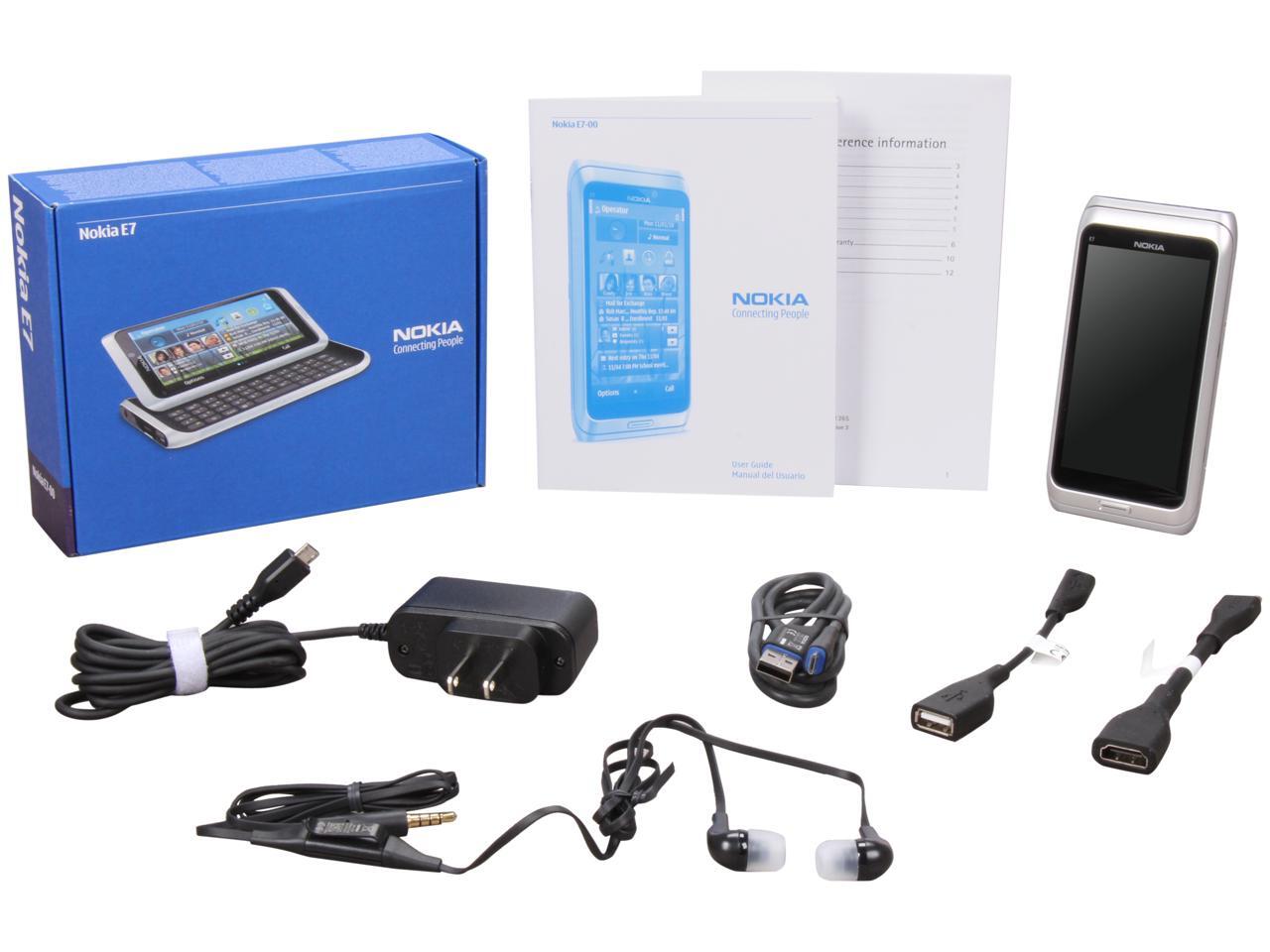 Nokia Silver 3G Unlocked GSM Smart Phone w/ Symbian^3 / 4" AMOLED Touch ...